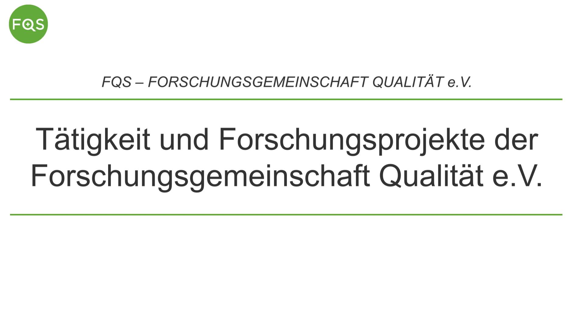 Interview zum FQS-Forschungsprojekt "MIQFEM": Mitarbeiterorientierte ...